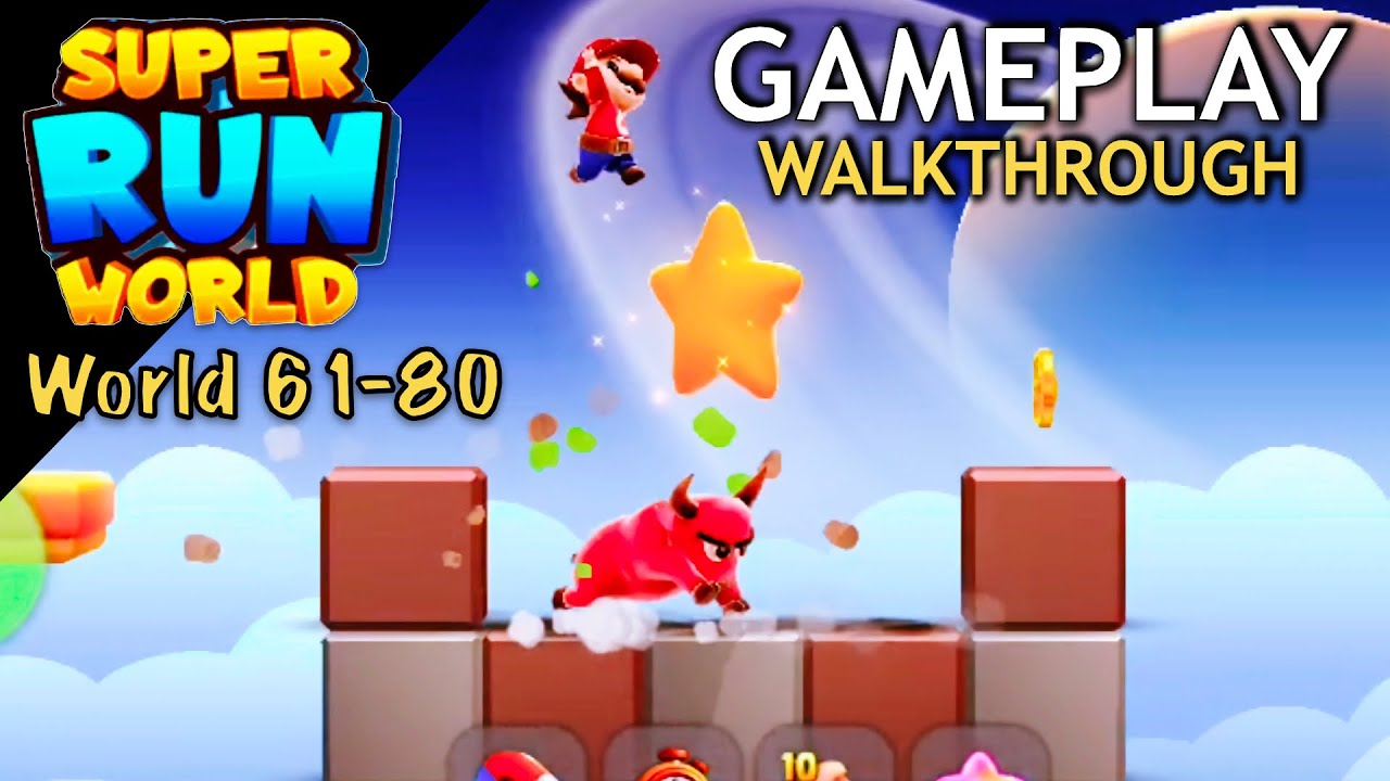 Super Run World: Bro Adventure [ GAMEPLAY WALKTHROUGH ] World 61 to 80 ...