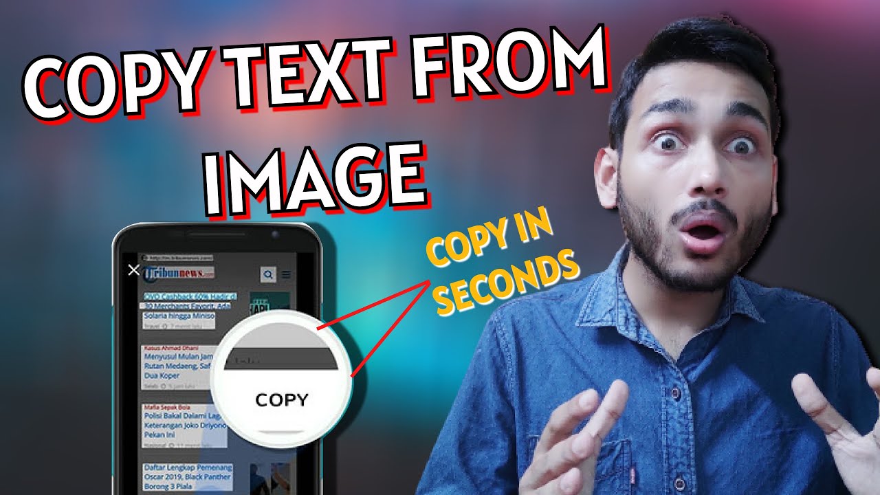 How To Copy Text From Image Or Pdf In Mobile In Hindi Screenshot Go