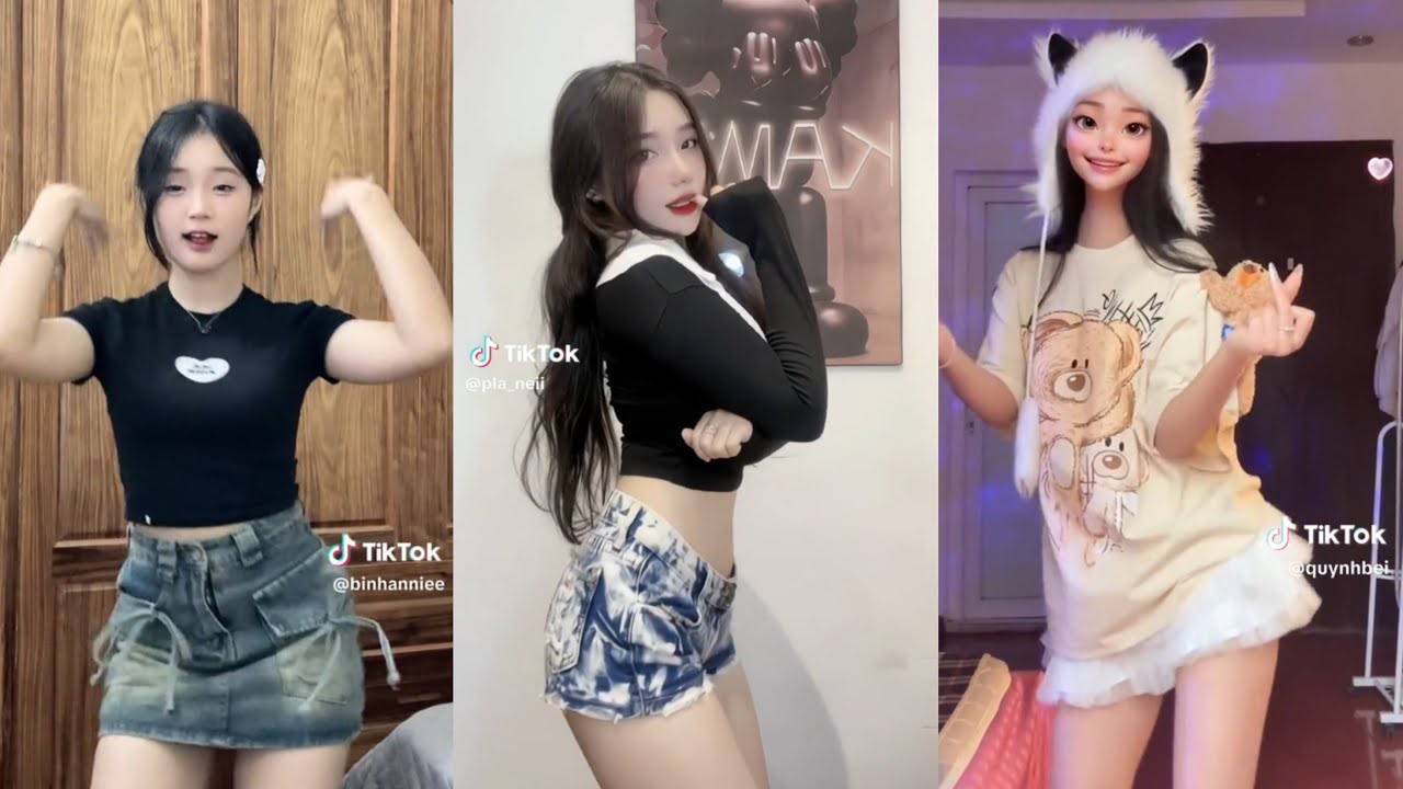 Tiktok GÁi Xinh Gái Xinh Nhảy Lắc Mông Triệu View Youtube