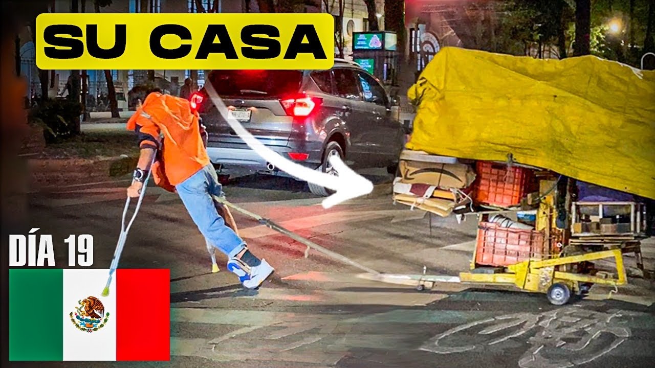 Este Vagabundo me da una Gran Lección de Vida - 33 días en México - YouTube