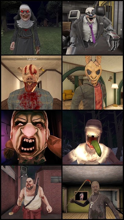 Evil Nun Vs Franken Boris Vs 911 Prey Vs Horror Tale 3 Vs Witch Cry Vs Evil Emily Vs Mr Meat 2 ...