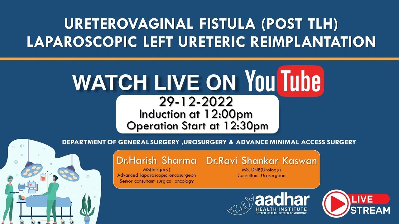 LAPAROSCOPIC LEFT URETERIC REIMPLANTATION for URETEROVAGINAL FISTULA ...
