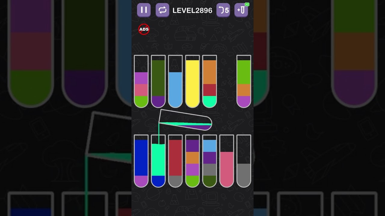 water_level_2896 #puzzle #game #sortpuzzle #color - YouTube