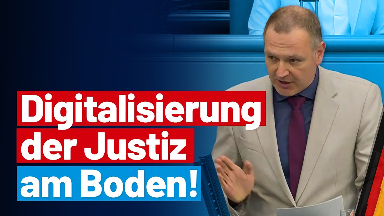 Thomas Fetsch zum Stand der Digitalisierung in der Justiz! - AfD ...