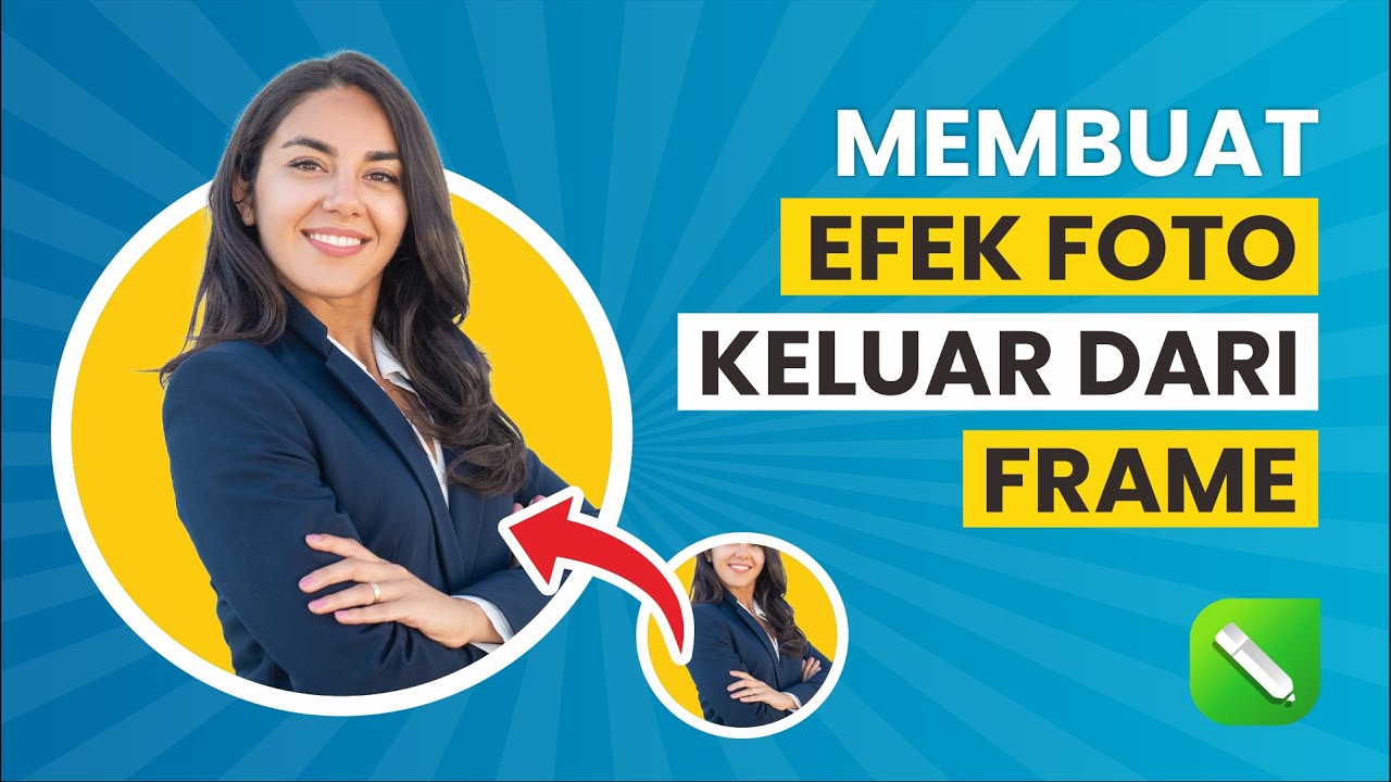 Cara Membuat Foto Keluar dari Bingkai di Coreldraw - YouTube