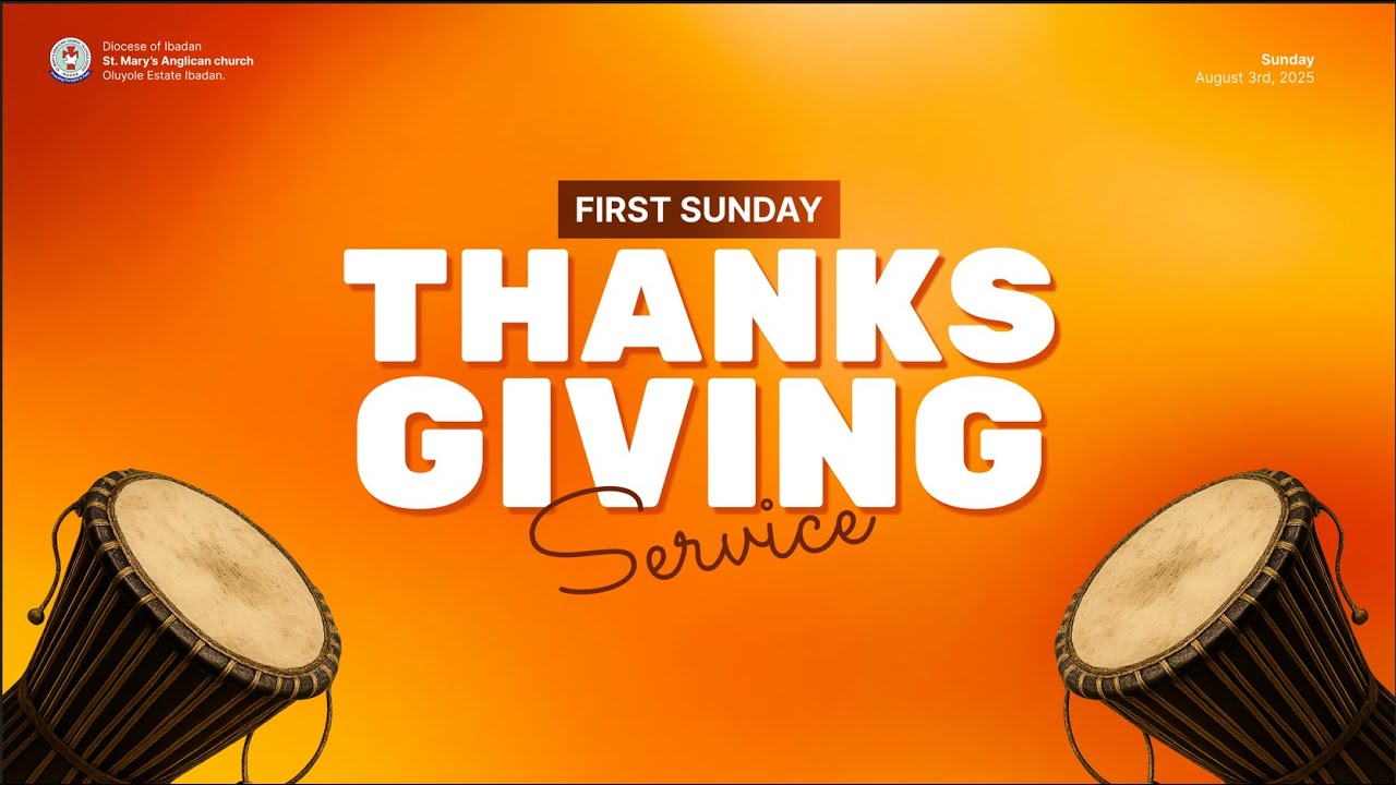 FIRST SUNDAY IN THE MONTH OF AUGUST || HOLY COMMUNION SERVICE || 03 : ...