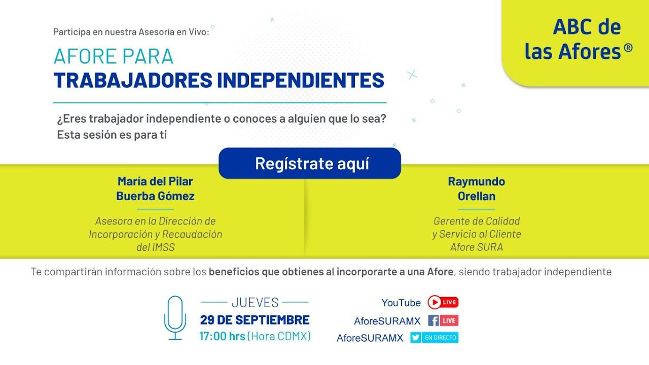 Afore para trabajadores independientes - YouTube