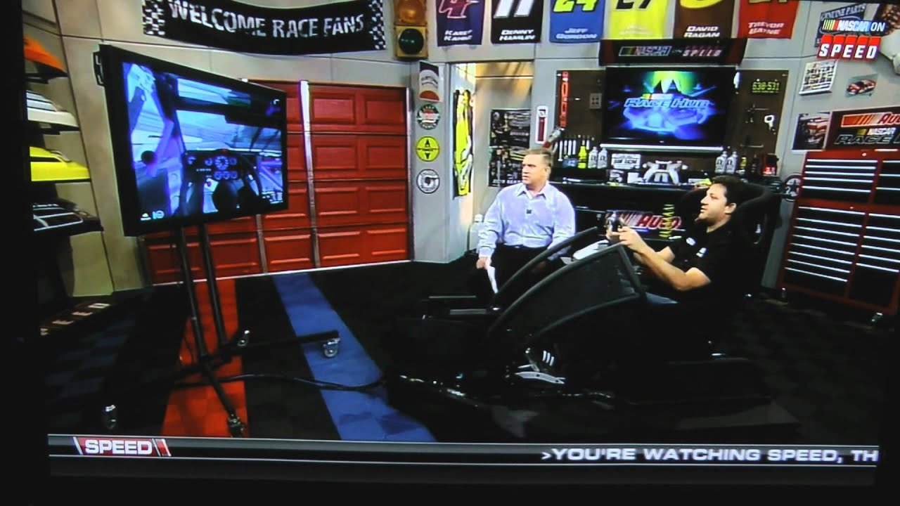 iRacing on Speed TV's Race Hub with Tony Stewart - YouTube