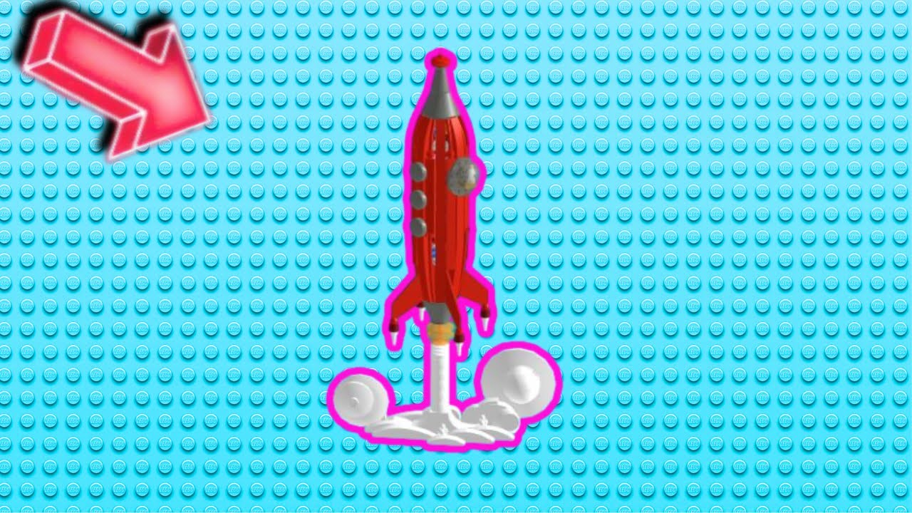 how to build a lego rocket, instructions - YouTube