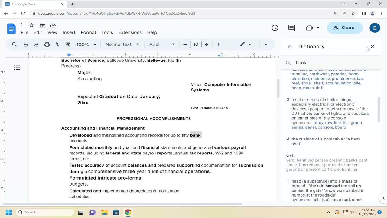 How To Use The Dictionary In Google Docs Guide YouTube How To Use The Dictionary In Google Docs Guide YouTube