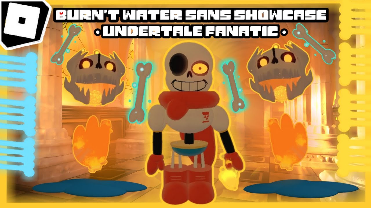 | Burn't Water Sans Showcase | Skin For Pacifist Sans | - YouTube