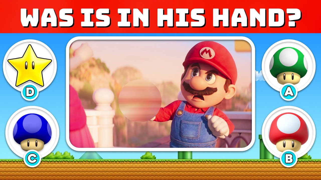 Super Mario Movie Quiz: Can You Guess the Hidden Figures?🍄🌟Mario Movie ...