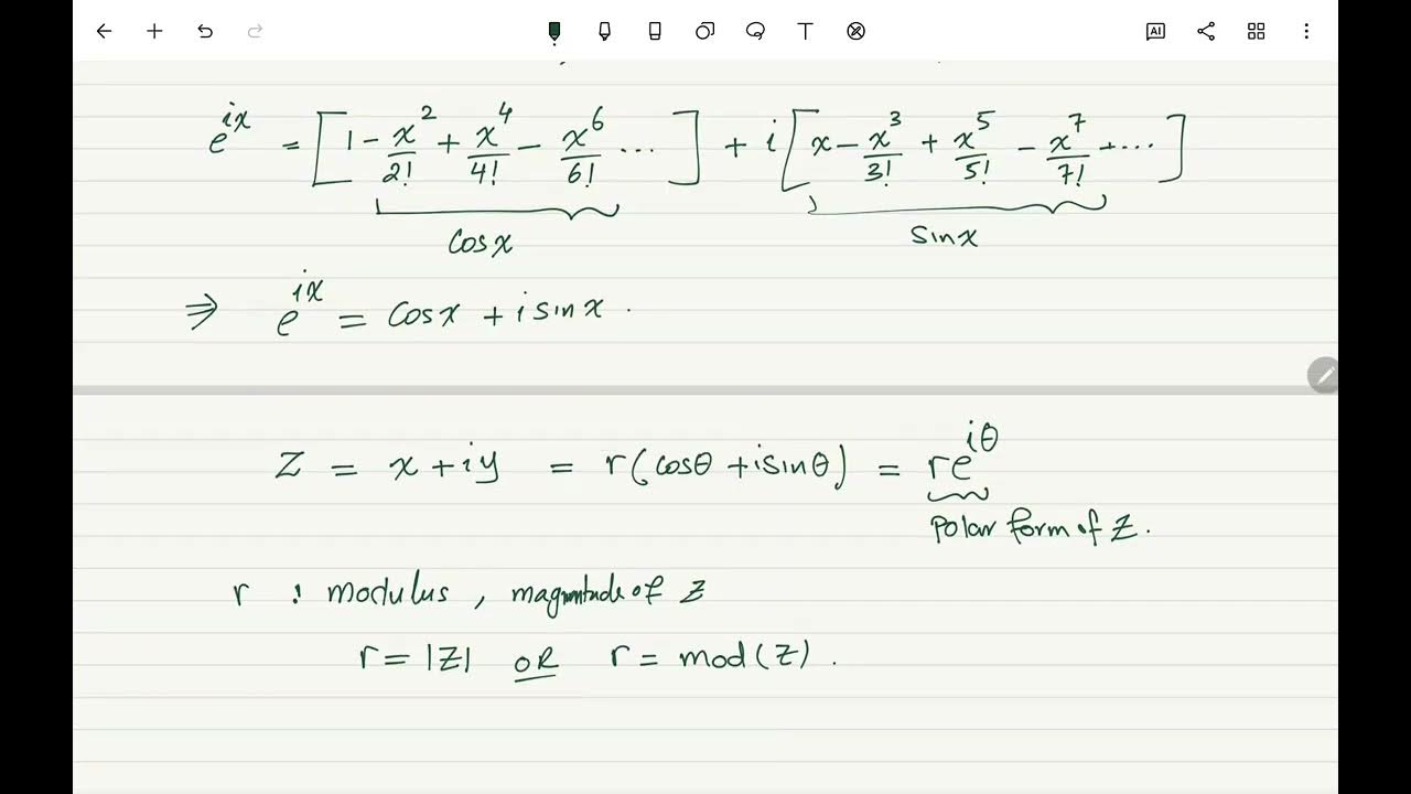Introduction to Mathematical Physics I – Complex numbers - YouTube