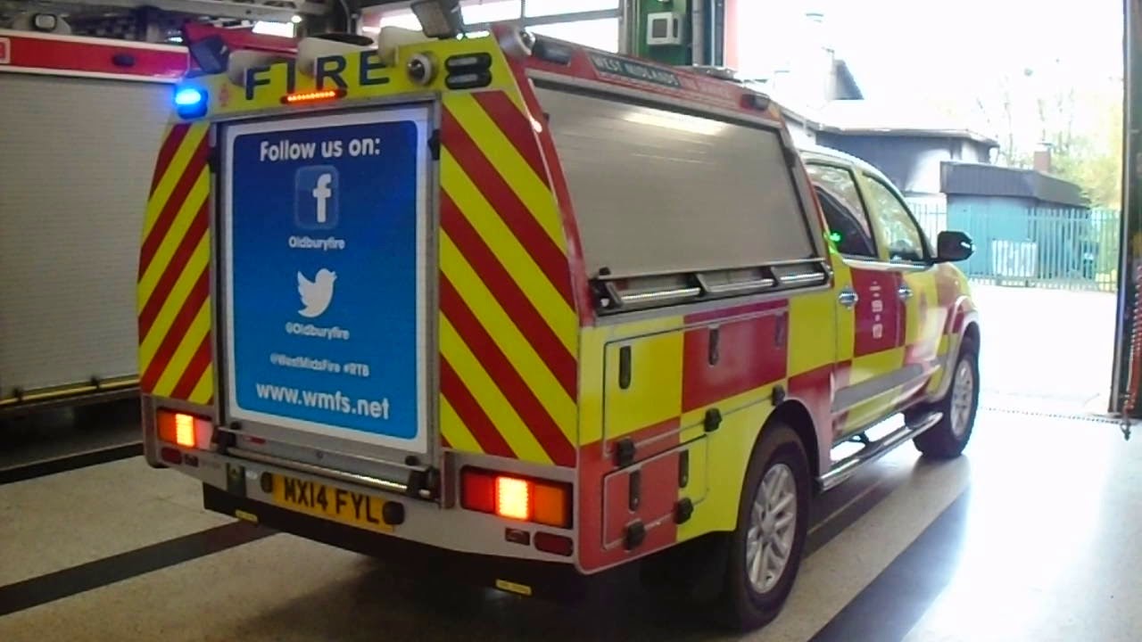 West Midlands Fire Service-Brigade Response Vehicle Turnout from ...