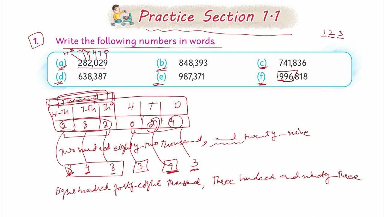02 Practice Section 1.1 | Mathematics 5 | Unit 1 - YouTube