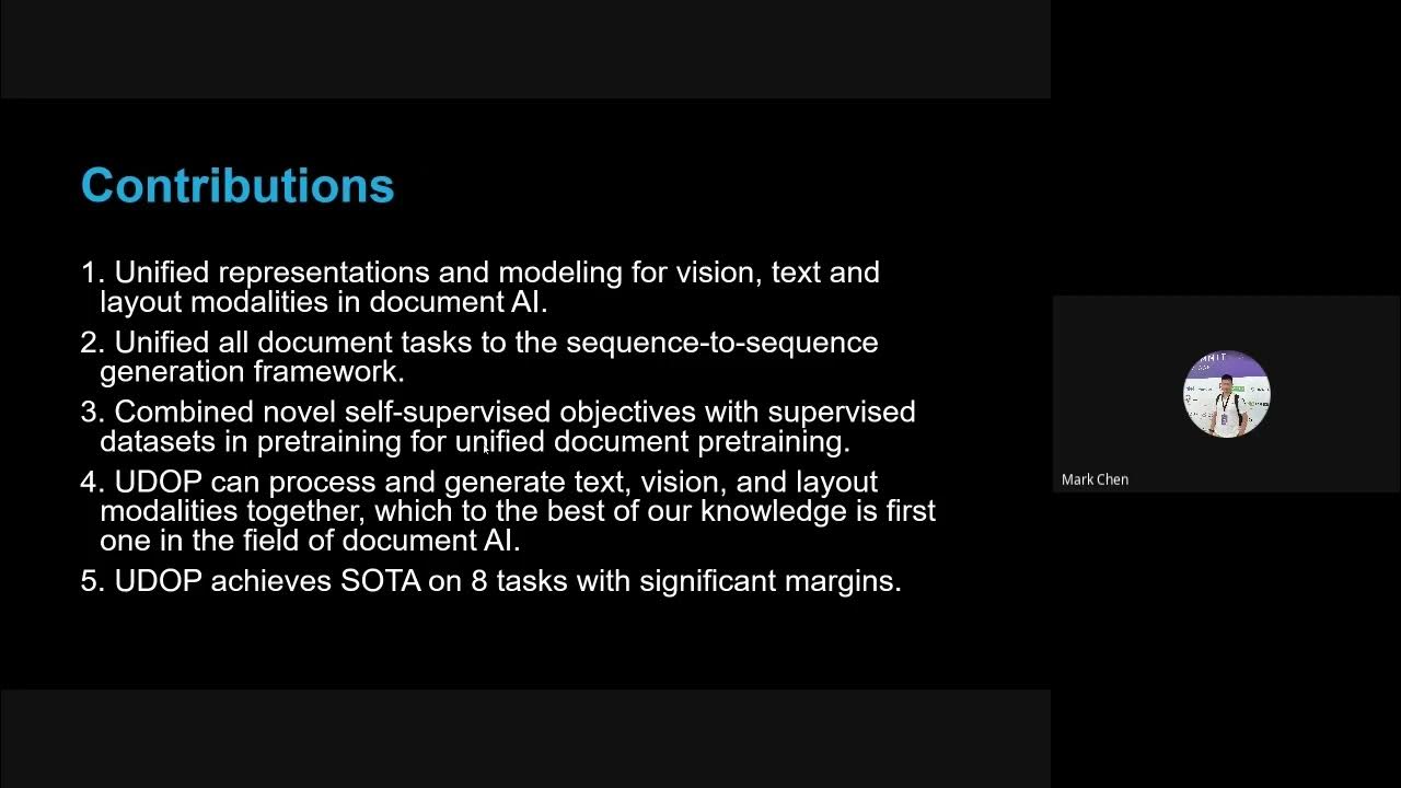 Unifying Vision, Text, and Layout for Universal Document Processing - Paper Summary - YouTube