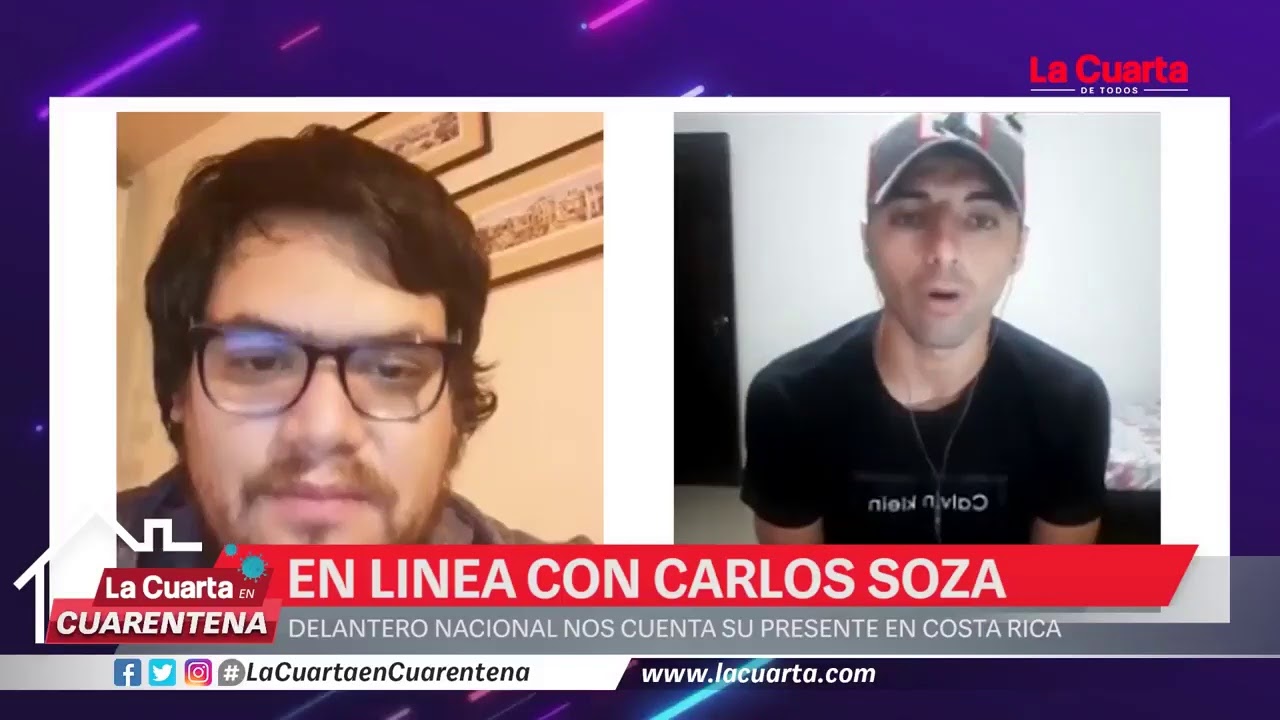 [ESTRENO] #La4EnCuarentena: ¡Conversamos con Carlos Soza! - YouTube