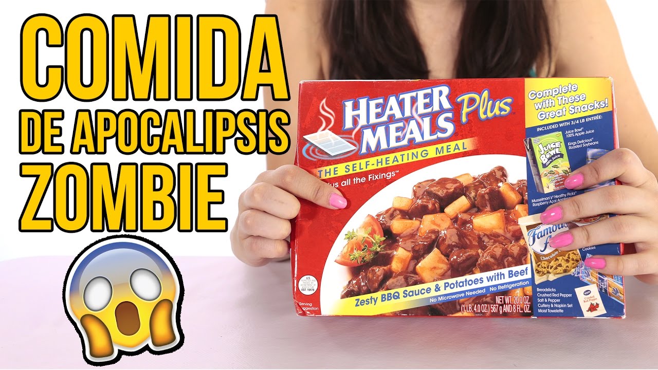 Probando comida de SUPERVIVENCIA ZOMBIE - YouTube