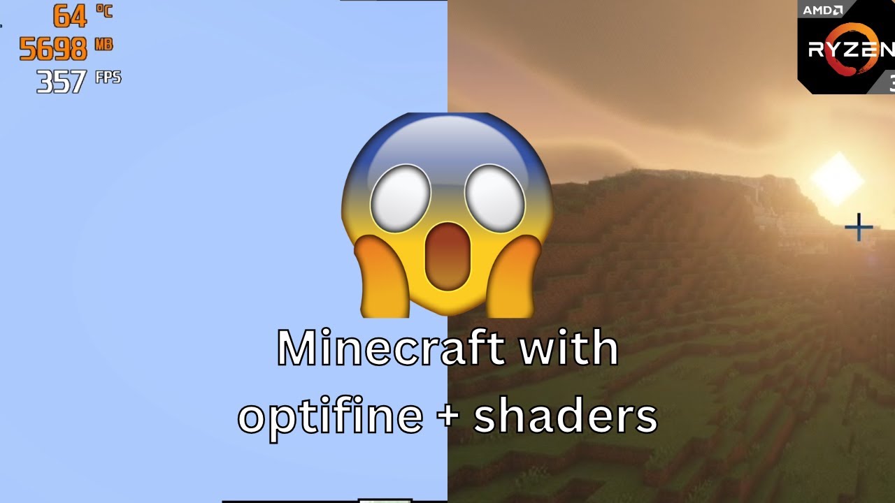 Minecraft testing with optifine + shaders #popular #viralvideo - YouTube