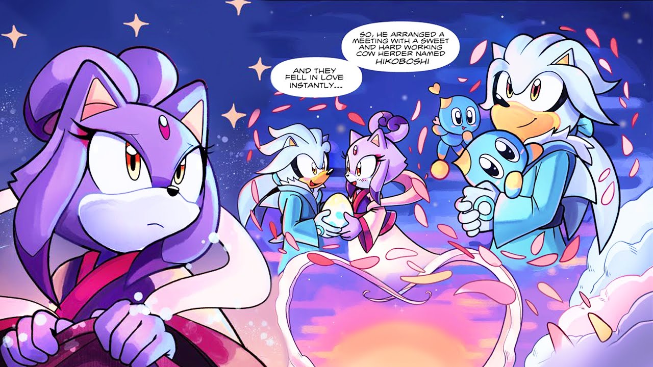 Silver The Hedgehog And Blaze The Cat Comics