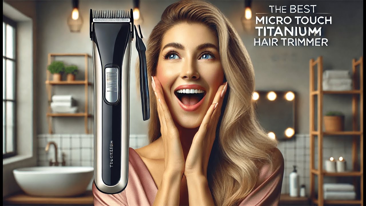 ️ Micro Touch Titanium MAX Lighted Personal Trimmer | Best Micro Touch ...