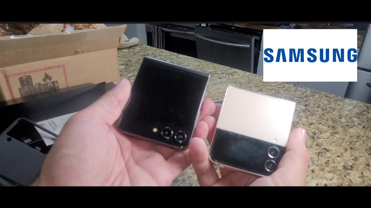 Unboxing Samsung Z Flip 5 vs Z Flip 4 Comparison (Exclusive Grey Color ...