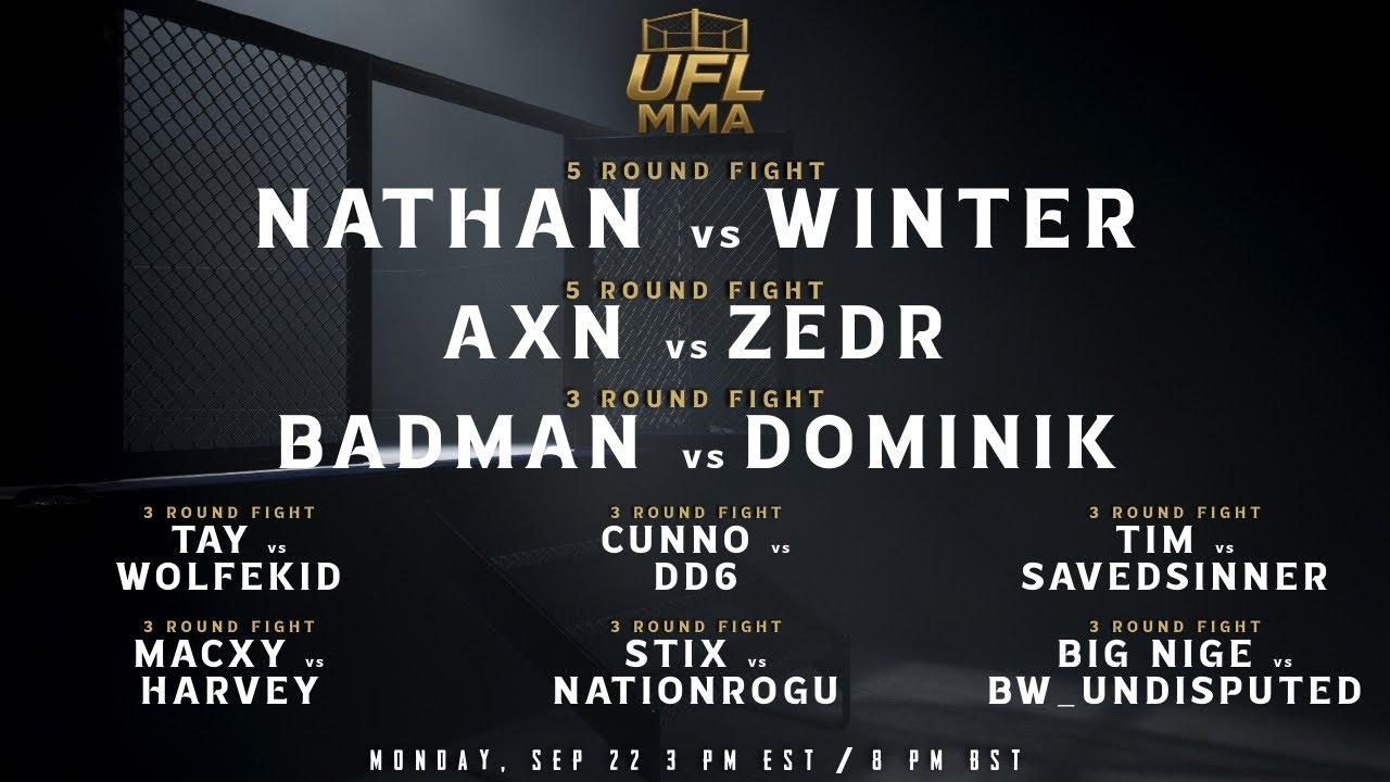 UFL MMA 2: NATHAN vs WINTER *FULL SHOW* (UFC 5) - YouTube