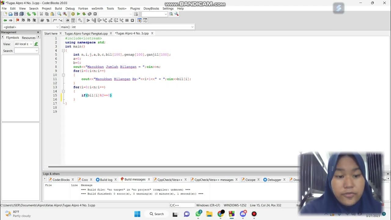 Ravisha Keyna Anduwi (08011282227030) Tugas 5 Alpro Soal UTS NO. 3 - YouTube