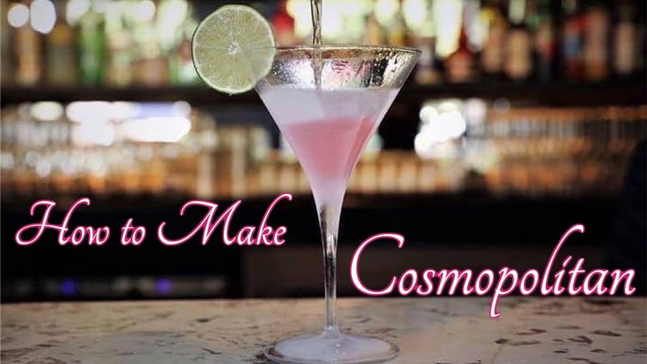How to Make a Cosmopolitan - YouTube