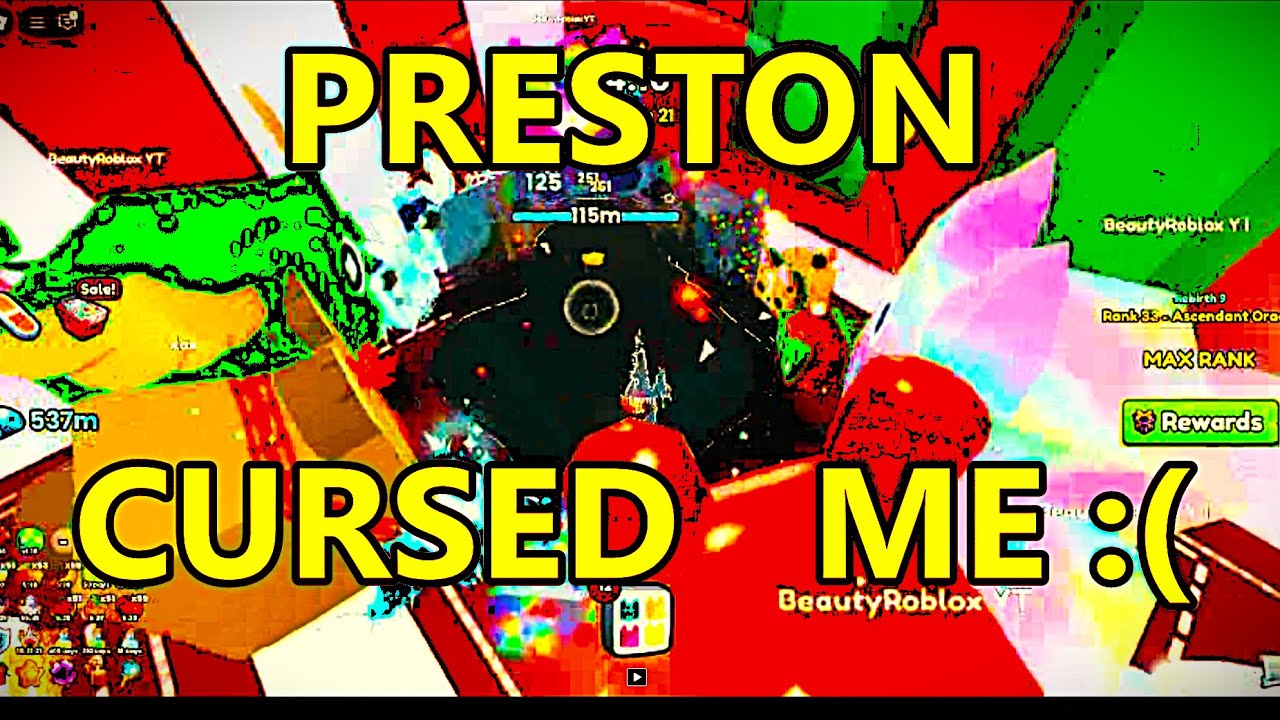 HELP!🆘PRESTON CURSED ME😭& PUT SPELL on MY PETS 😭@ ps99 ROBLOX! Big ...