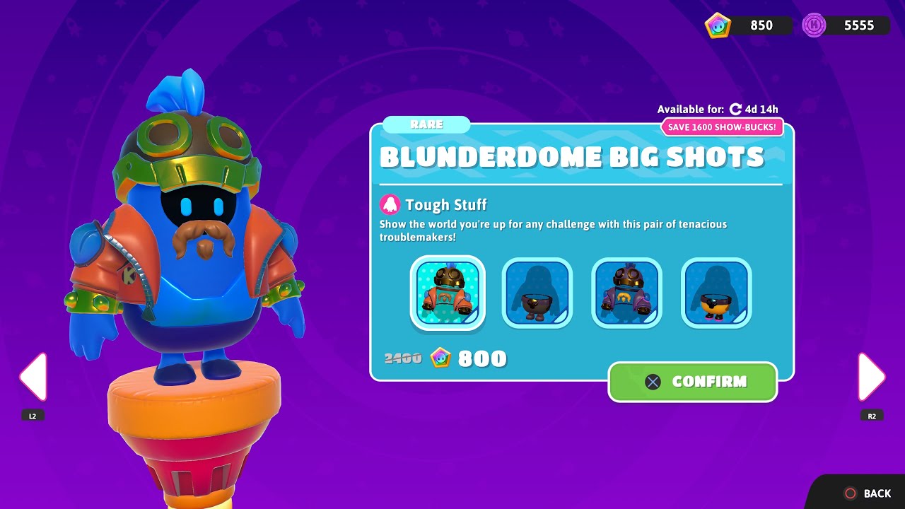 HOW TO GET BLUNDERDOME BIG SHOTS SKIN IN FALL GUYS! - YouTube
