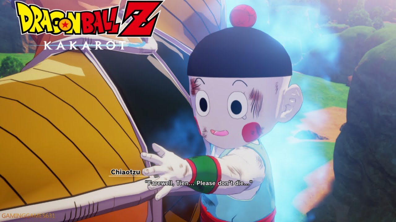 Chiaotzu sacrifices Tien avenge best friend Dragon Ball Z Kakarot - YouTube