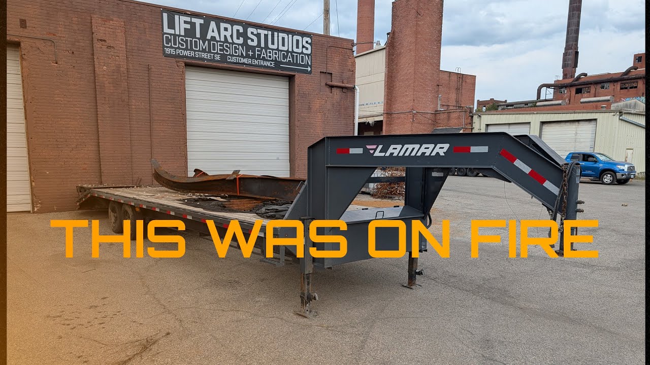 Can I Save This Burned Trailer? - YouTube