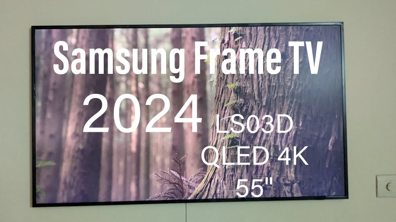 UnBoxing Samsung 55 inch (1.08 m) LS03D The Frame QLED 4K Smart TV ...