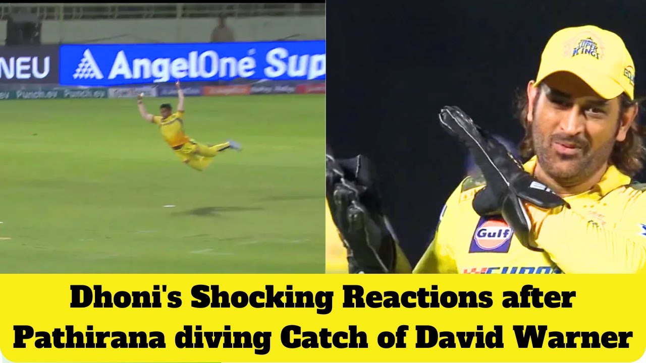 Pathirana diving Catch of David Warner CSK vs DC Today match #ipl2024# ...