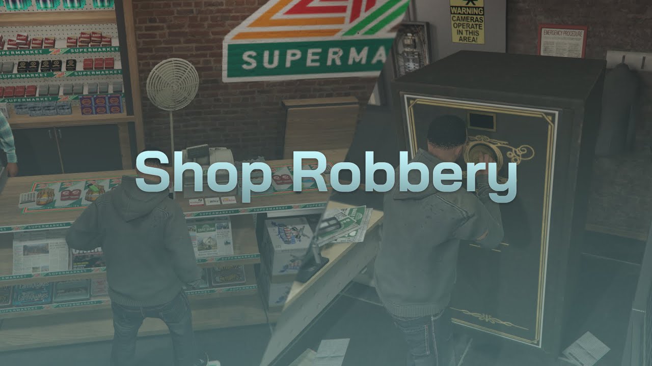 [ESX/QB] FiveM Shop Robbery [Safe and Cash Register] - YouTube