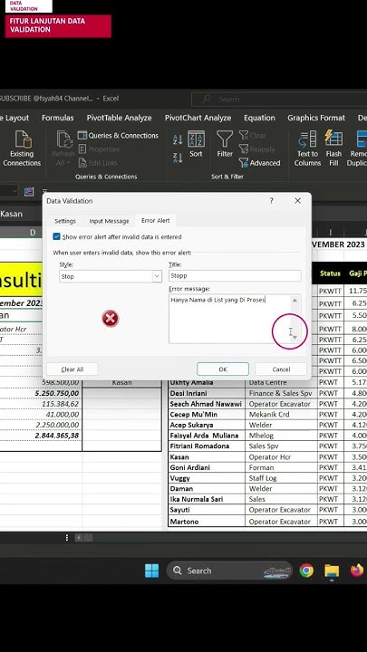 Data Validation Drop Down List Excel Datavalidation Dropdownlist 5078