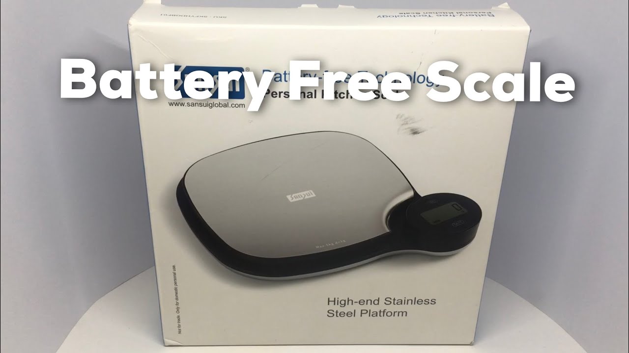 Sansui Battery-free Digital Kitchen Scale - YouTube