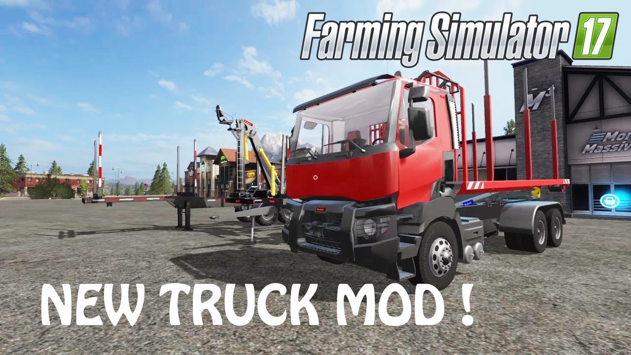 NEW TRUCK MOD in Farming Simulator 2017 | TESTING IT OUT | PS4 | Xbox ...