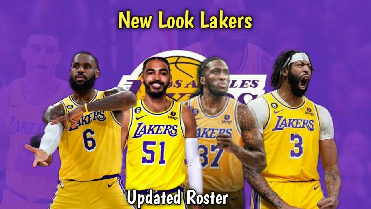 New Look Lakers Updated Roster - YouTube