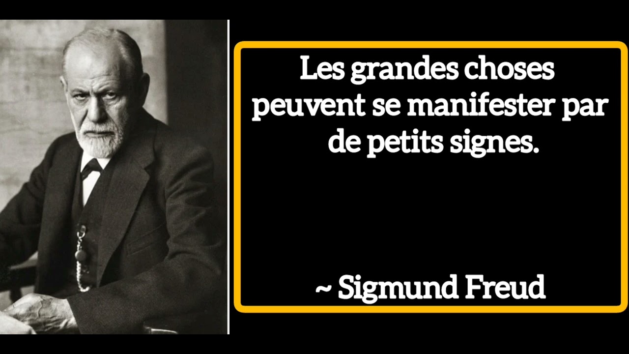 Les plus belles citations de Sigmund Freud sur le #reve, le #Moi et l # ...