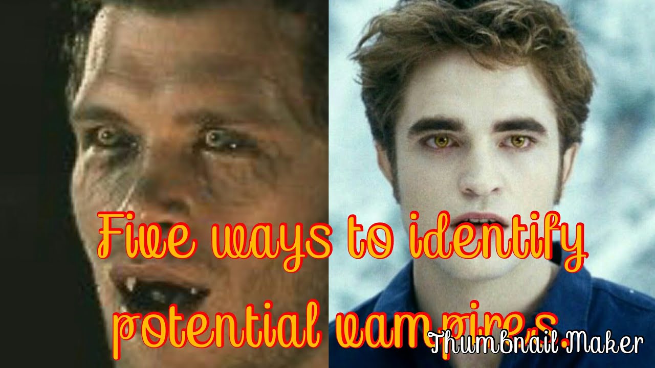 ways to identify a potential vampire - YouTube