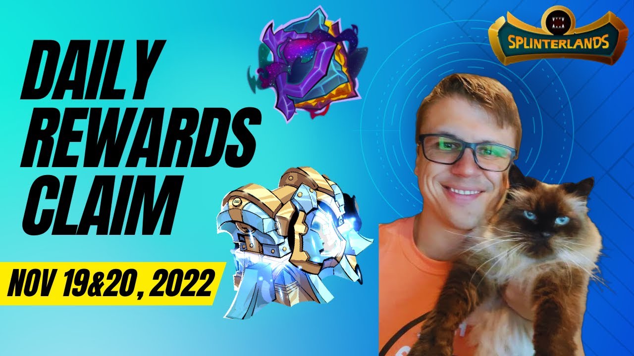 Double Claim! - Splinterlands 11/19/22 & 11/20/22 Daily Rewards Claim Opening - YouTube