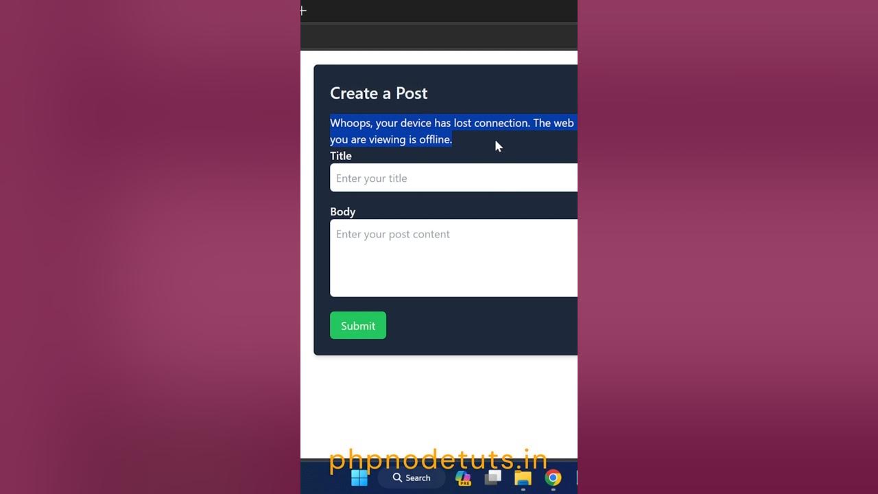 ⚡How to check offline or online status using Livewire 3⚡ #shorts #livewire3 - YouTube