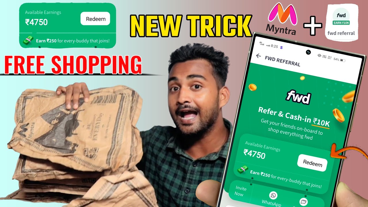 Myntra Fwd Refer And Earn | Myntra Free Products | Myntra Free Shopping ...