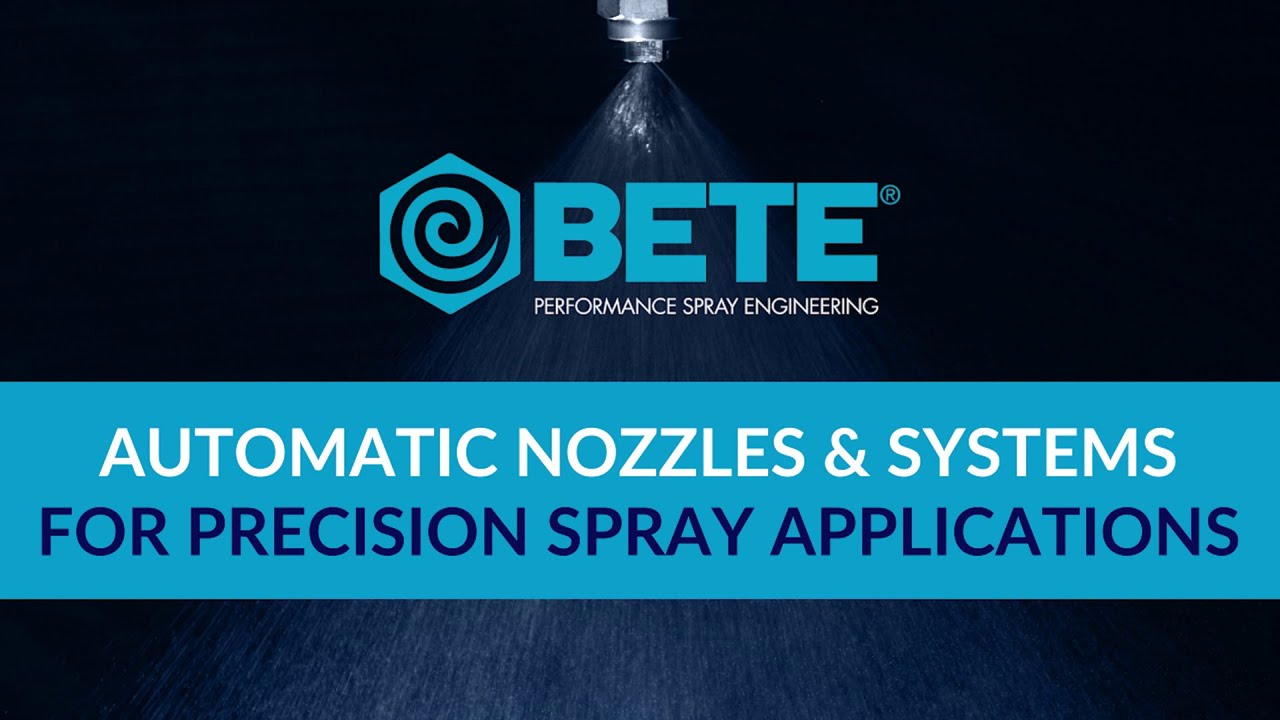 Automatic Nozzles & Systems for Precision Spray Applications - YouTube