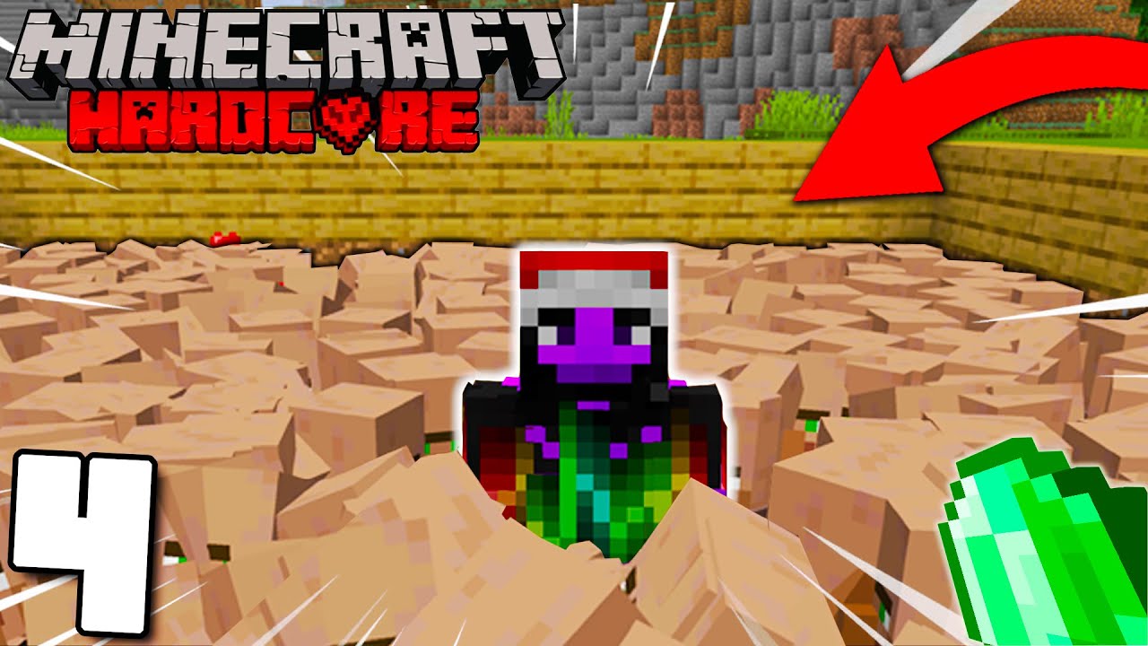 I Trapped 100 Villagers... | Minecraft Hardcore - Episode 4 - YouTube