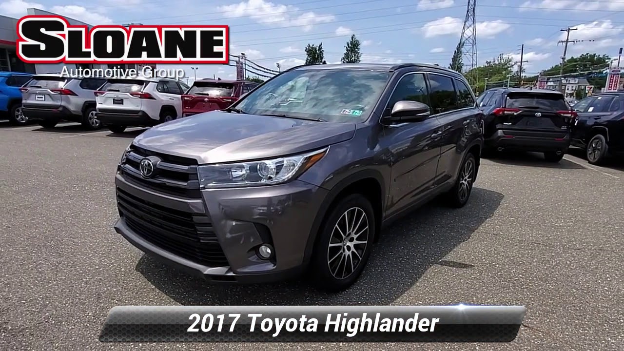 Certified 2017 Toyota Highlander SE, Philadelphia, PA 4014951 - YouTube