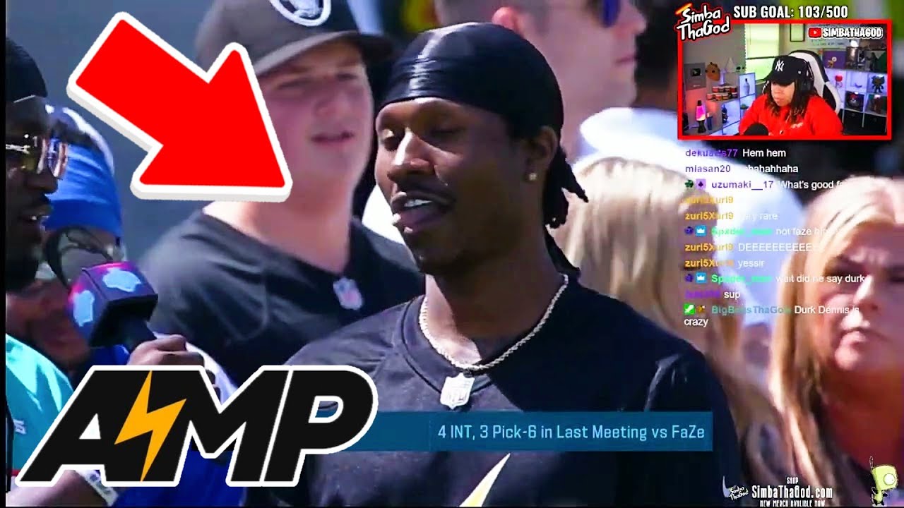 SimbaThaGod Reacts To AMP vs FaZe Clan Football Rematch! - YouTube