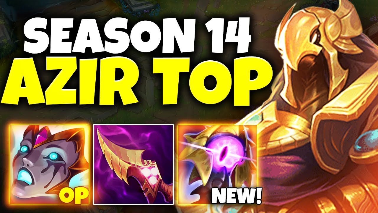 Azir Top Lane Just Got A Huge Buff In Season 14 (NEW LIANDRIES IS OP ...